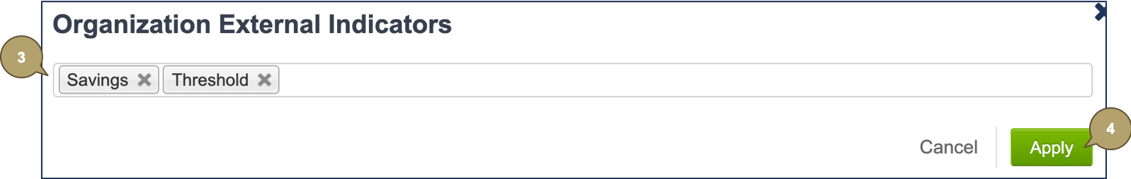 Enable External Indicators – Fairways Help Center